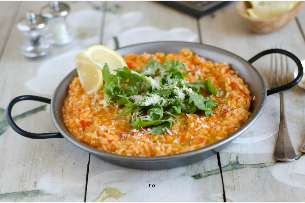 Red Pepper Risotto Recipe - Simple Home Cooked Recipes