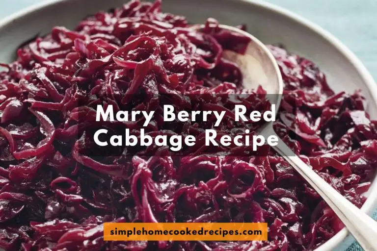 Mary Berry Red Cabbage Recipe - Simple Home Cooked Recipes