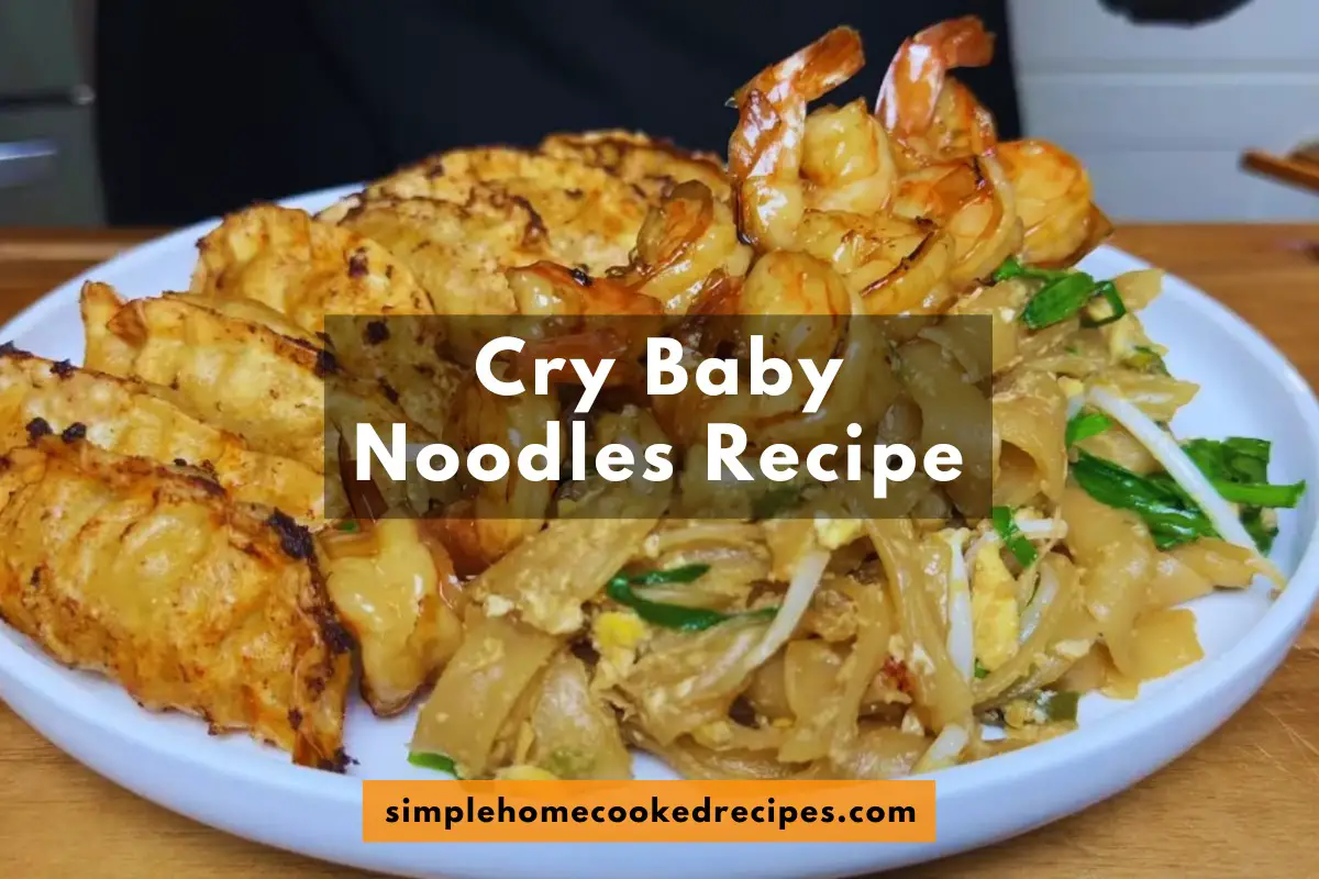 Cry Baby Noodles Recipe - Simple Home Cooked Recipes